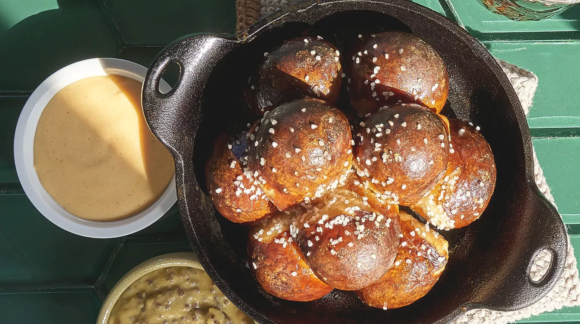 Eat this pretzel monkey bread at Perennial on Lockwood
