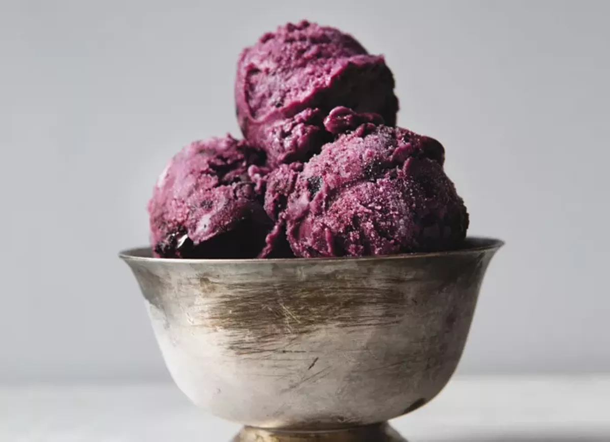 Meatless Monday: Vegan Blueberry Ice Cream